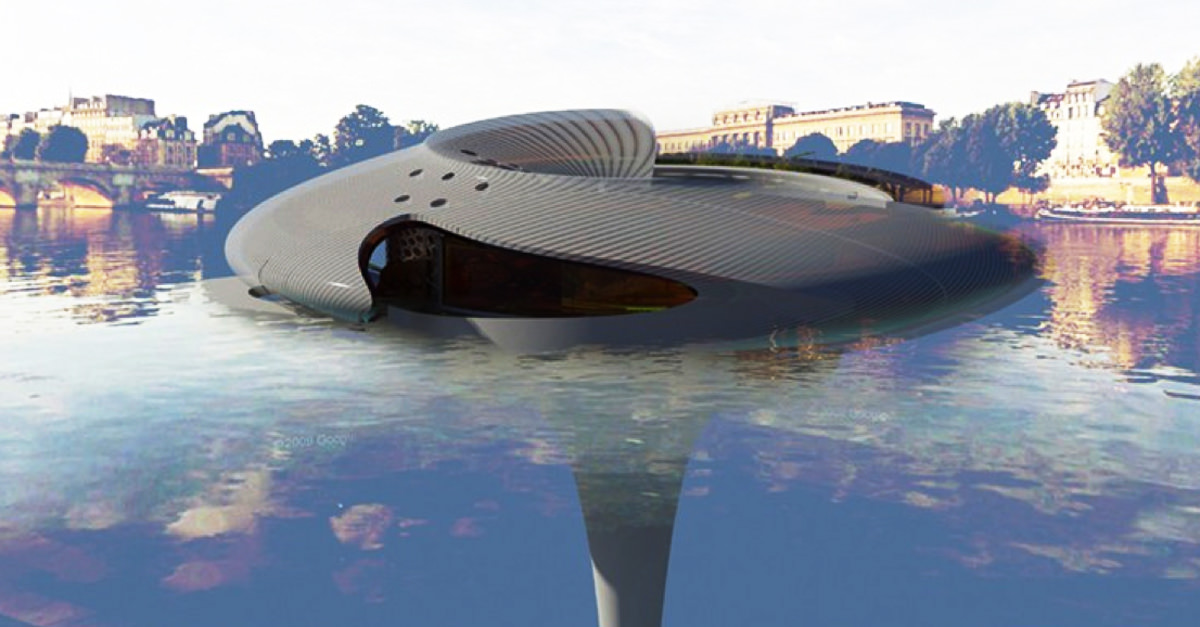 Could A Floating Champagne Bar Prevent Flooding In Paris?