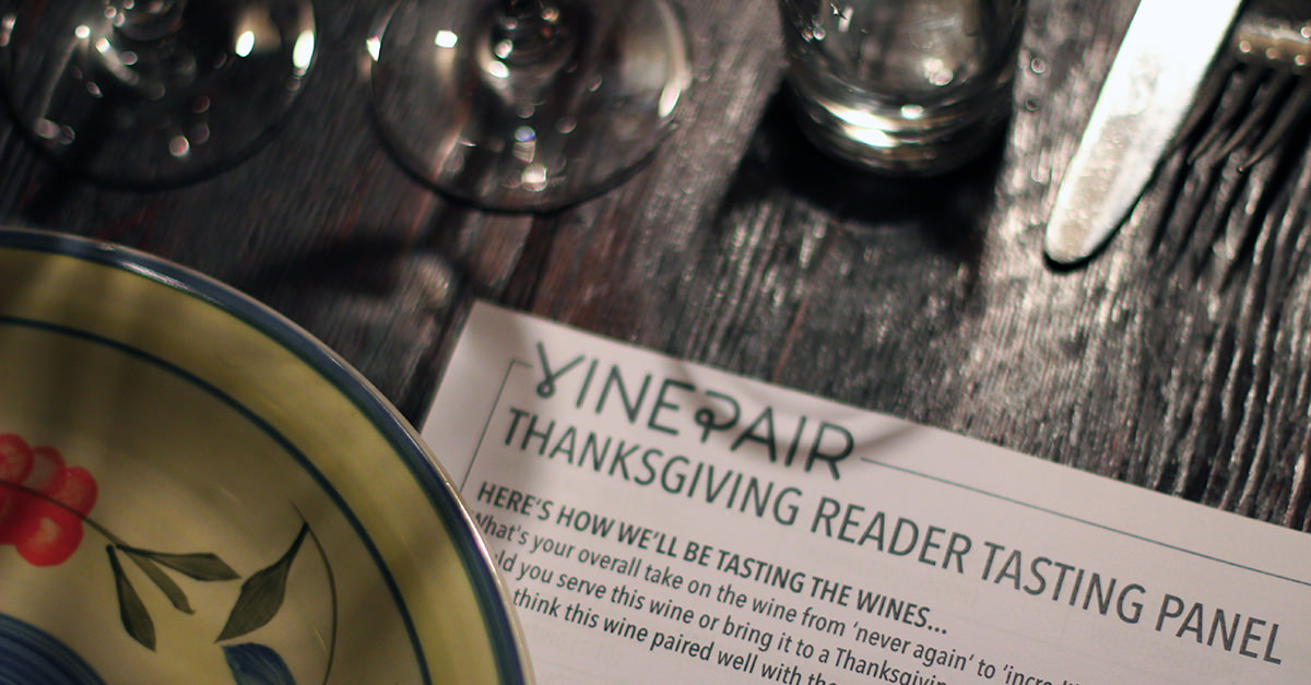 The VinePair Thanksgiving Reader Wine Tasting Panel | VinePair