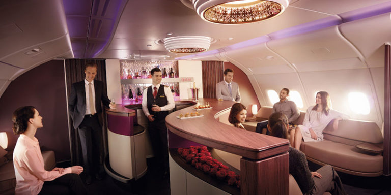 The 6 Most Luxurious Airplane Bars In The Sky | VinePair