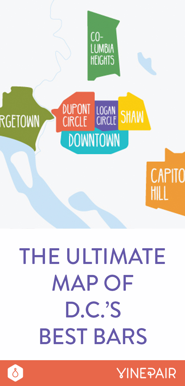 The Ultimate Map of Washington D.C.'s Best Bars | Washington DC Bars