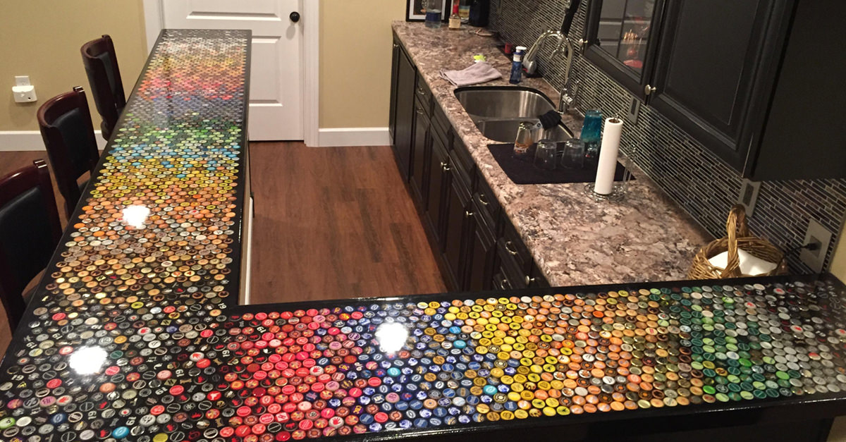 This Man Spent 5 Years Building the Ultimate Bottle Cap Bar | VinePair