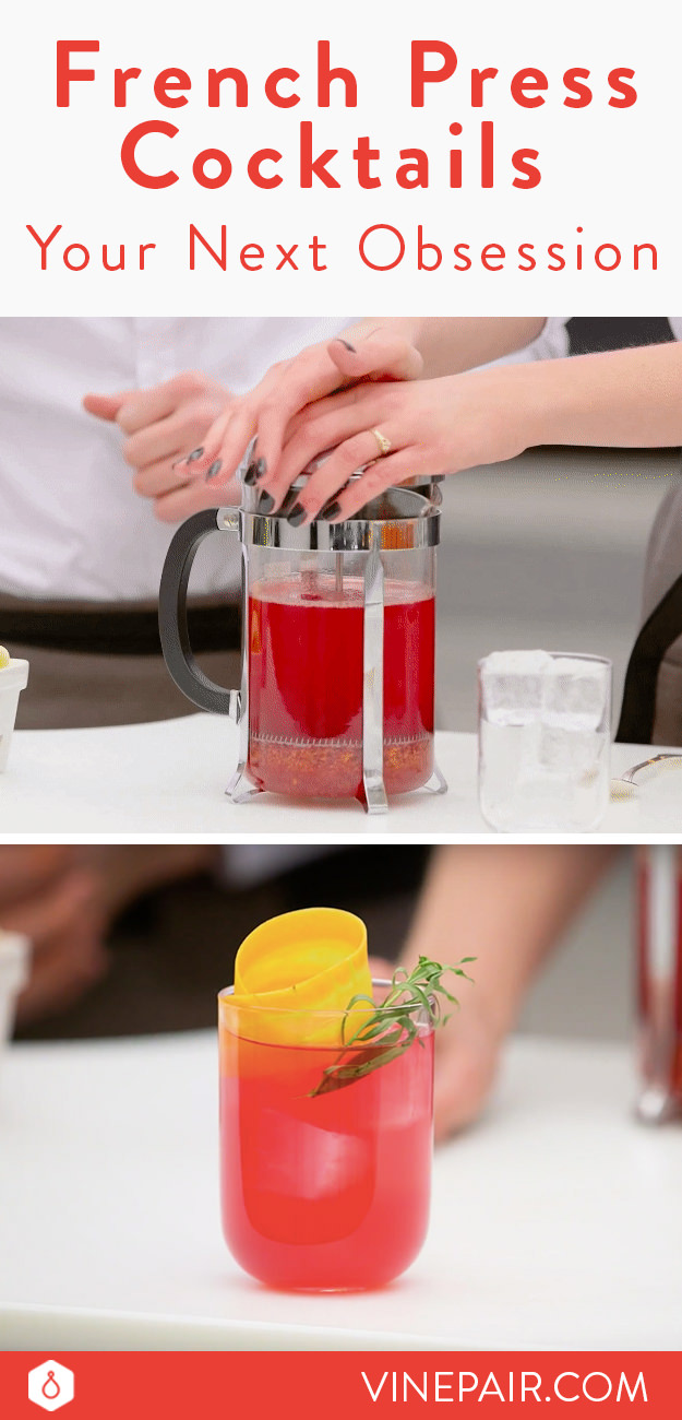 French Press Cocktails are Your Next Obsession | VinePair