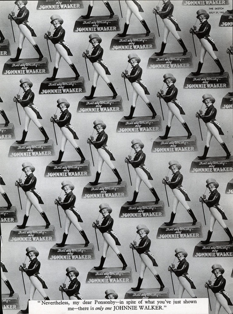 A Visual History of Johnnie Walker’s Striding Man Logo | VinePair