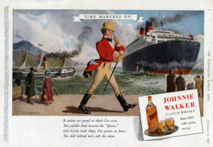 A Visual History of Johnnie Walker’s Striding Man Logo | VinePair
