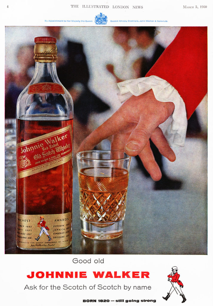 A Visual History of Johnnie Walker’s Striding Man Logo | VinePair