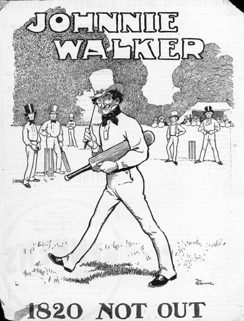 A Visual History of Johnnie Walker’s Striding Man Logo | VinePair