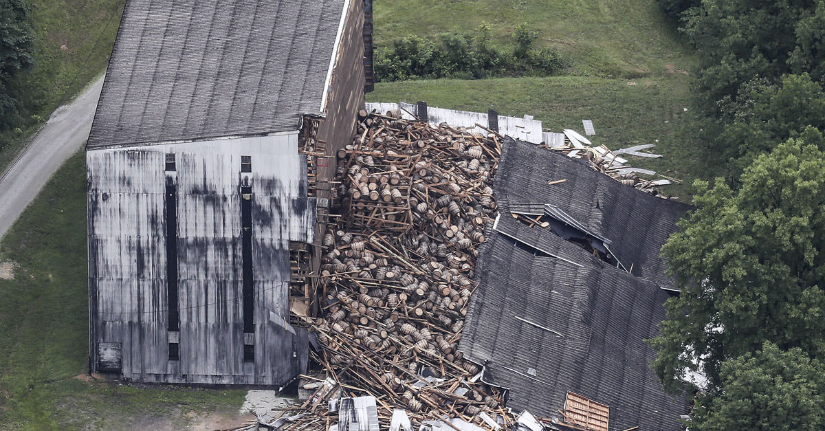 Bourbon Warehouse Collapse Contaminates Creek, Killing 'Hundreds' of ...