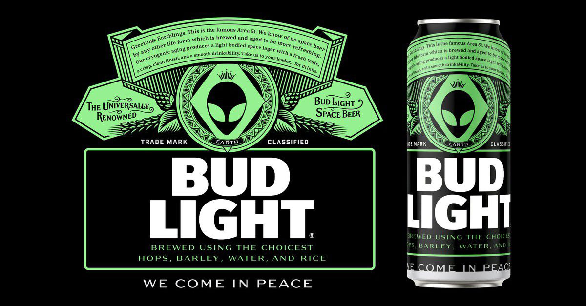 Bud Light Will Make Area 51 Cans If It Gets Enough Retweets | VinePair
