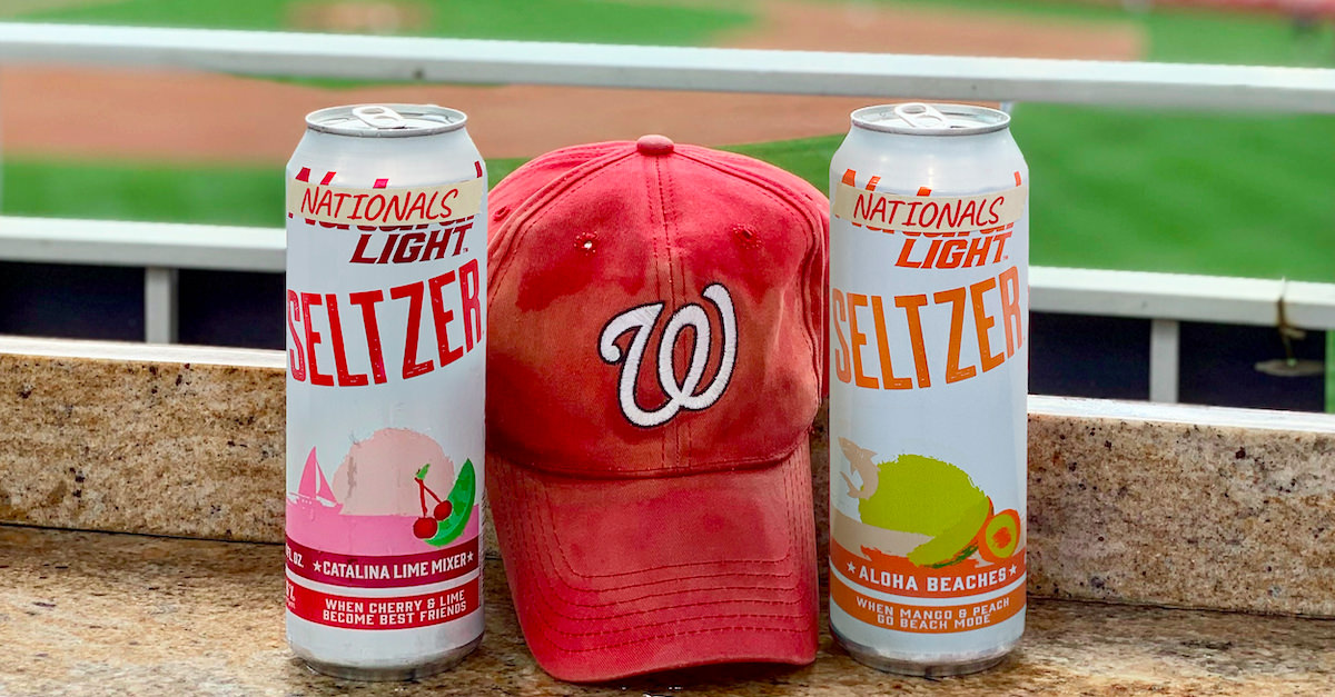 Natty Light Releases Hard Seltzer Named After The Washington Nationals ...