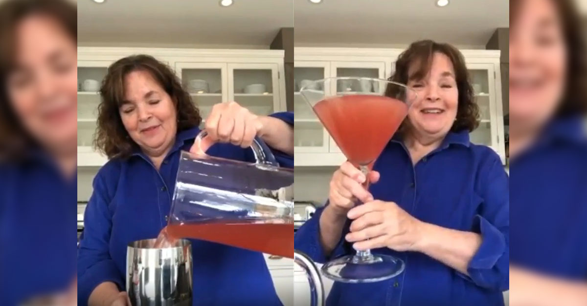 Ina Garten is Living Her Best Quarantine Life With This Enormous Cosmo ...