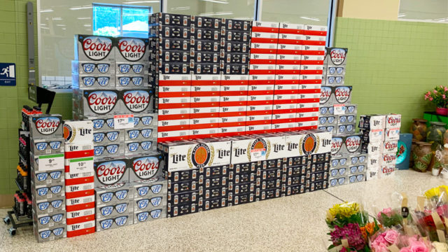 From Tanks to Pyramids — How Over-the-Top Grocery Store Beer Displays ...