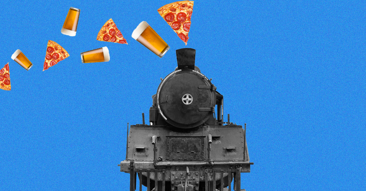 Take a Pizza and Beer-Fueled Train Ride Through Ohio