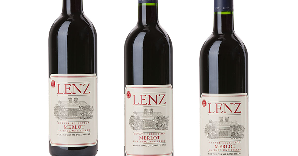 Lenz Estate Selection Merlot 2015, North Fork of Long Island, N.Y ...