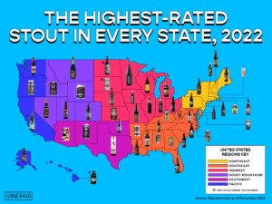 The Highest-Rated Stout In Every State (2022) [MAP] | VinePair