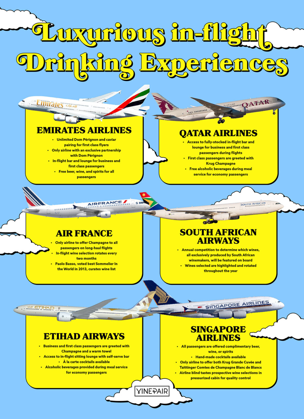 6 of the Most Luxurious In-Flight Drinking Experiences | VinePair