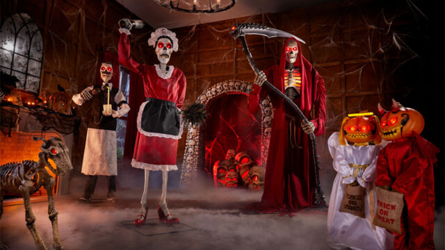 The Cult of Dean the Deathologist, the Bartending Skeleton Home Depot ...