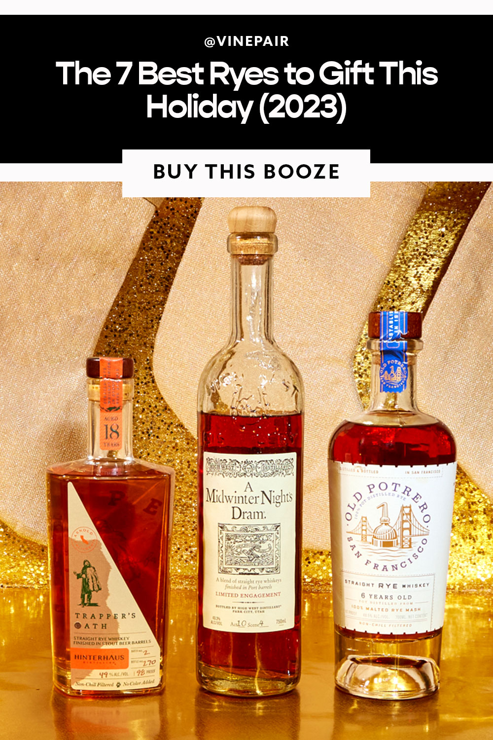 The 7 Best Ryes to Gift This Holiday (2023) | VinePair