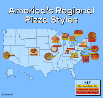 America’s Regional Pizza Styles [MAP] | VinePair