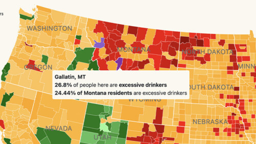 This Interactive Map Ranks Every County in America from Drunkest to ...