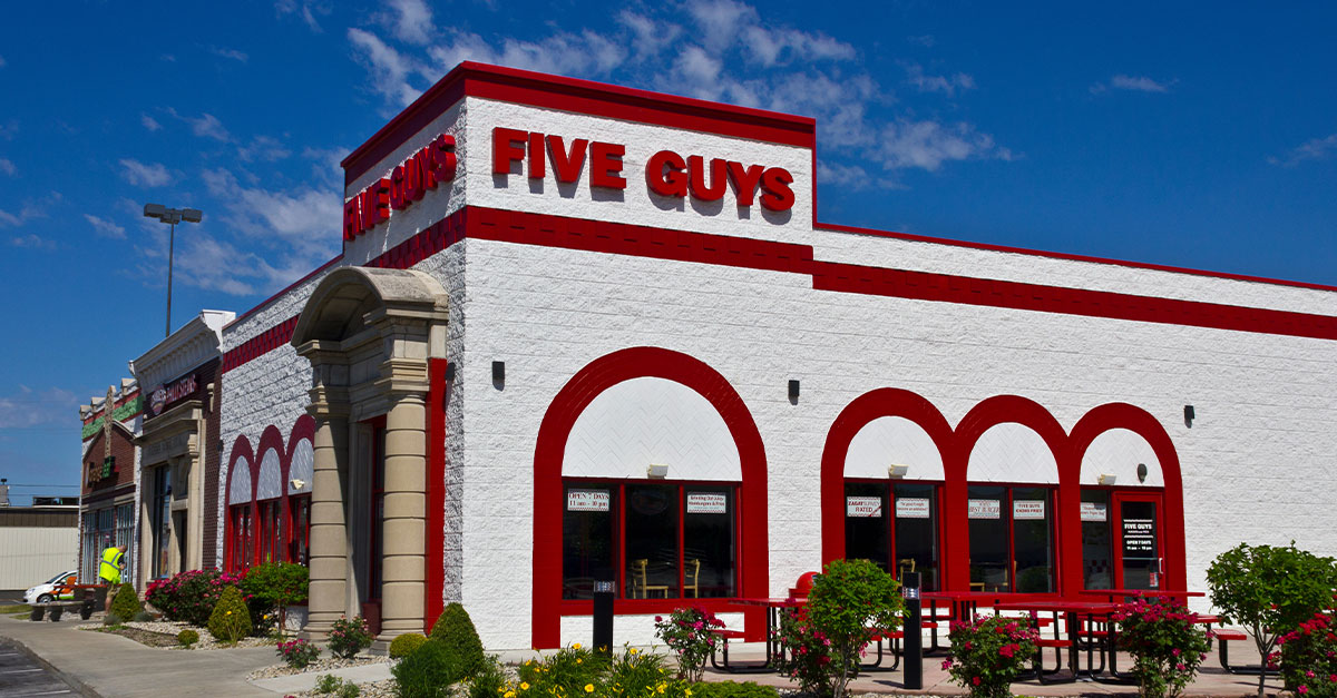 The Number of Five Guys in Every State [MAP] | VinePair