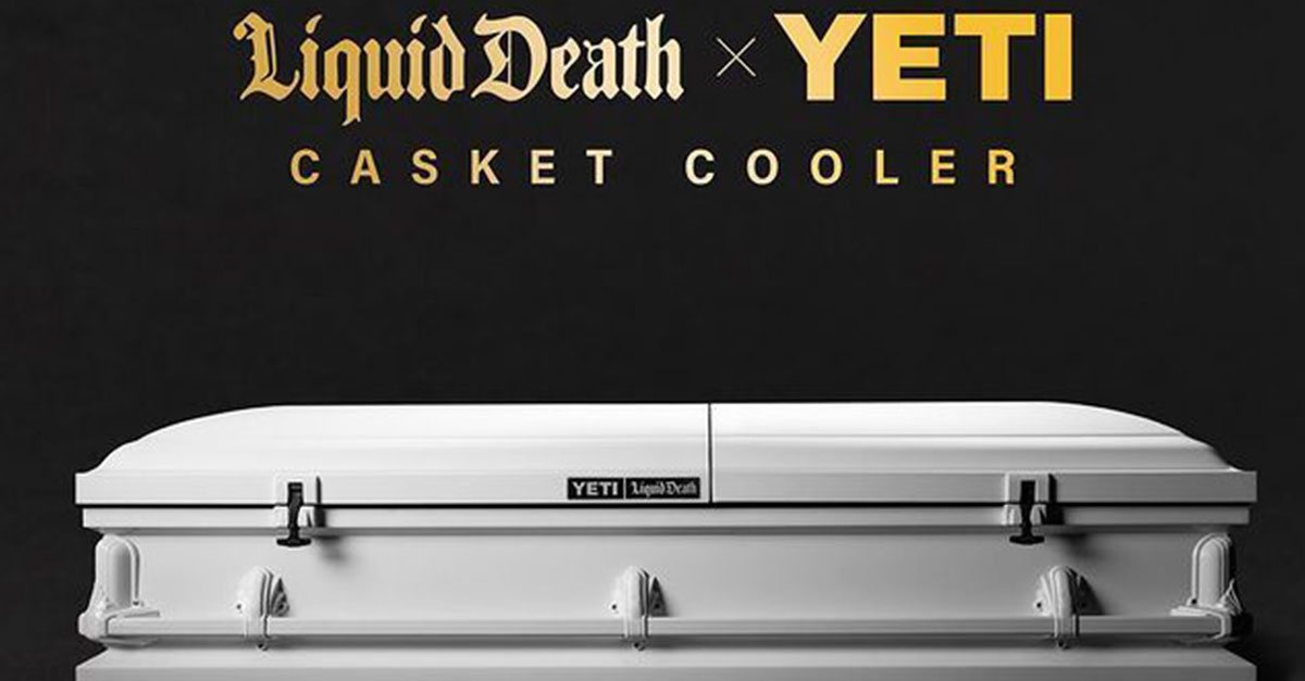 On Ice: Liquid Death and Yeti Drop a Spooky-Ass Casket Cooler | VinePair