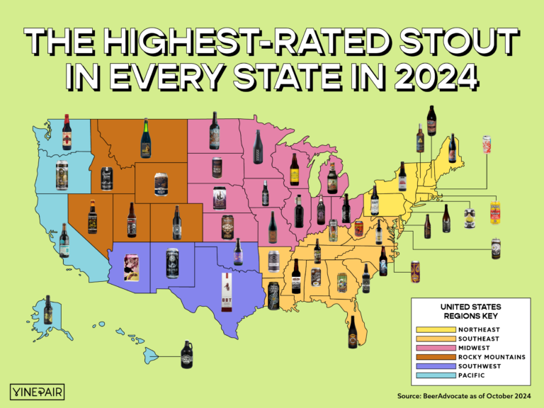 The Highest-Rated Stout in Every State (2024) [MAP] | VinePair