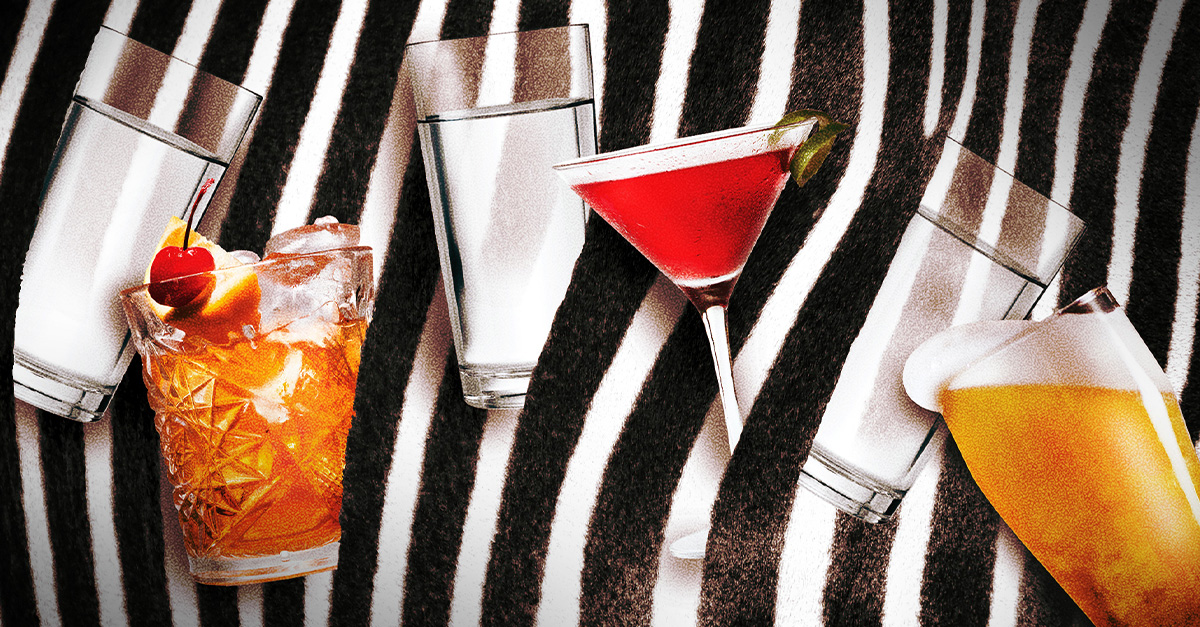 What Is Zebra Striping? A Catchy New Way to Drink In Moderation | VinePair