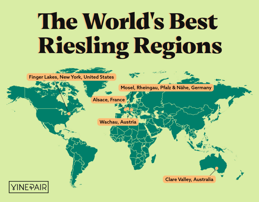 The World’s Best Riesling Regions, Mapped | VinePair